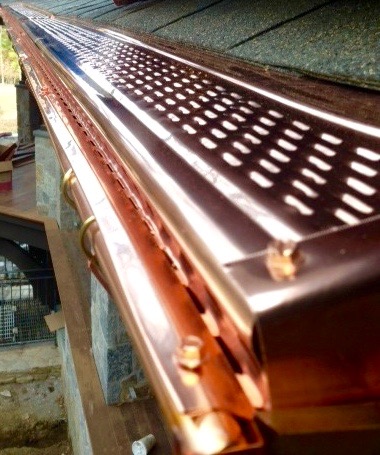 Westchester Copper Gutters, Guards and Downspout Installation