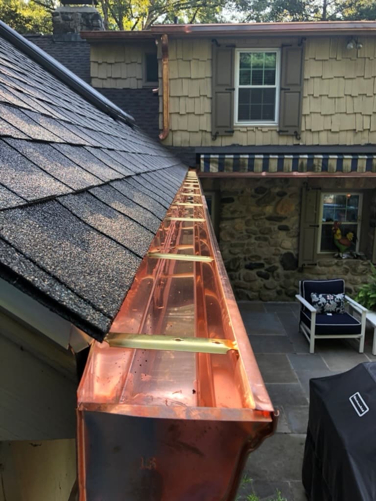 Copper Gutters Westchester NY | Gutter Guards and Downspout